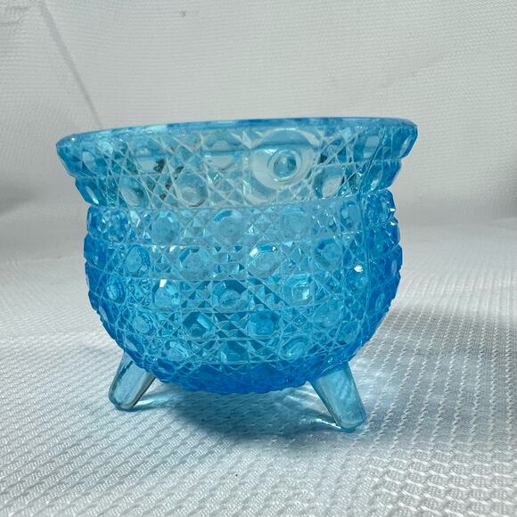 Fenton | Accents | Vintage Fenton Cobalt Blue Glass Daisy Button 3 ...